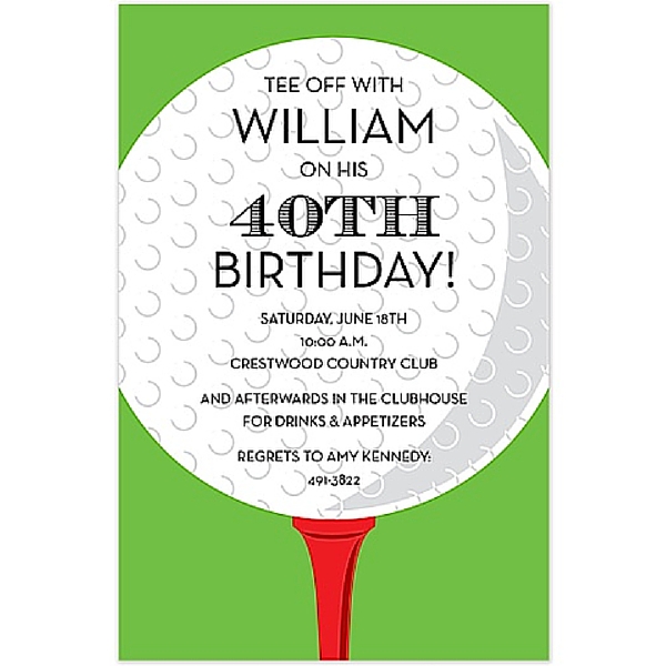 Adult Birthday Invitations - Celebrated Occasions